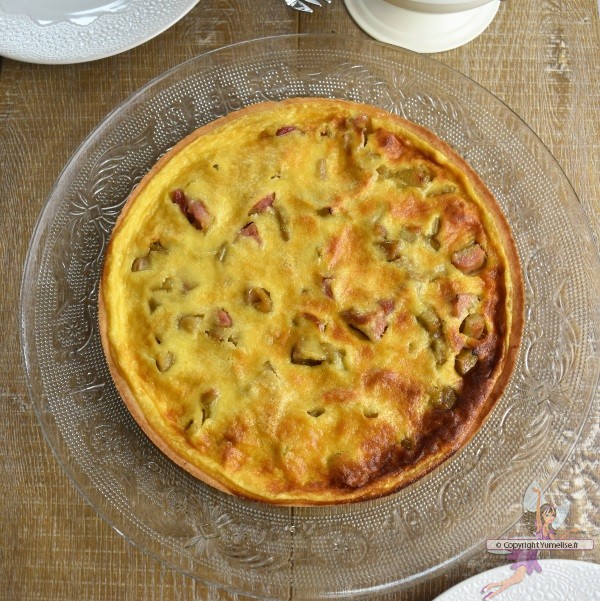 Tarte à La Rhubarbe La Meilleure Dessert