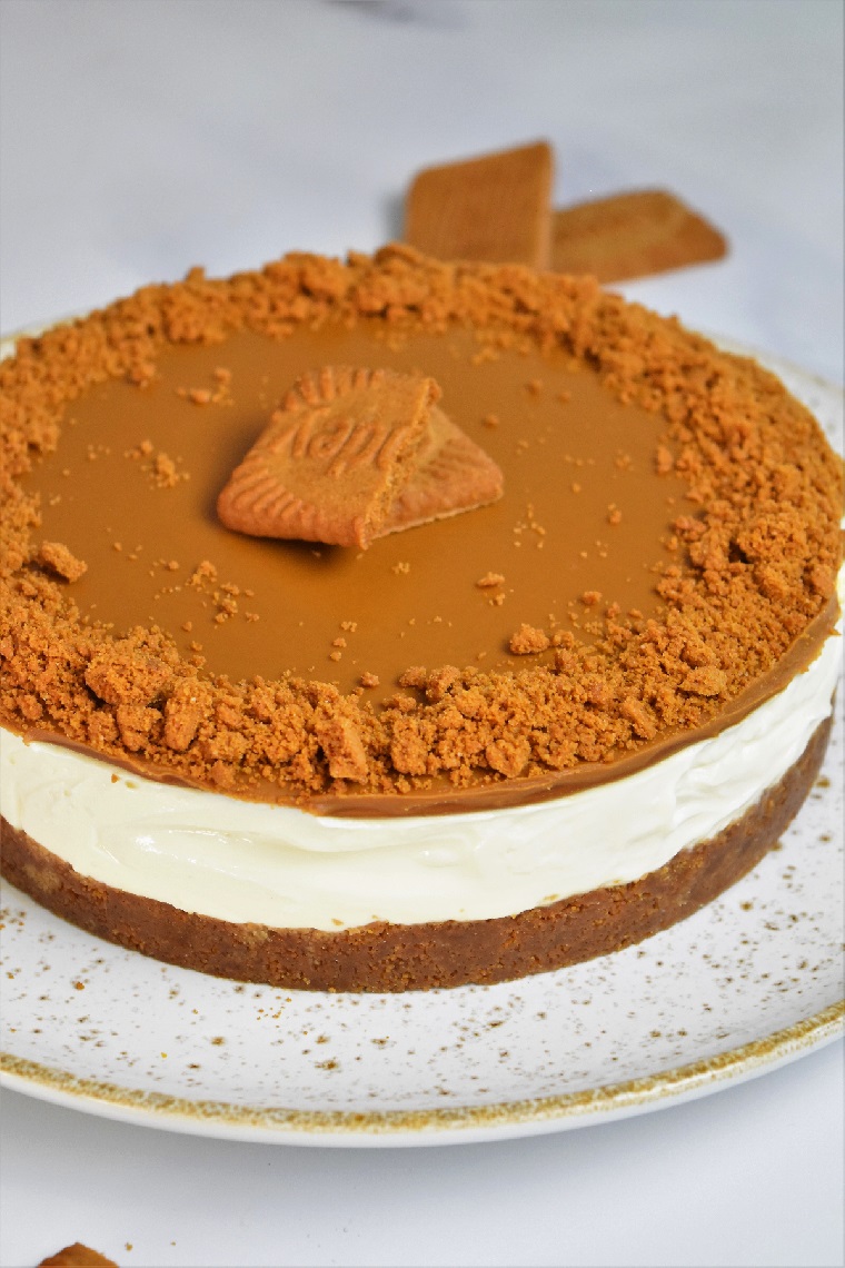 Cheesecake spéculoos sans cuisson - recette facile Cheesecake spéculoos sans cuisson - recette facile