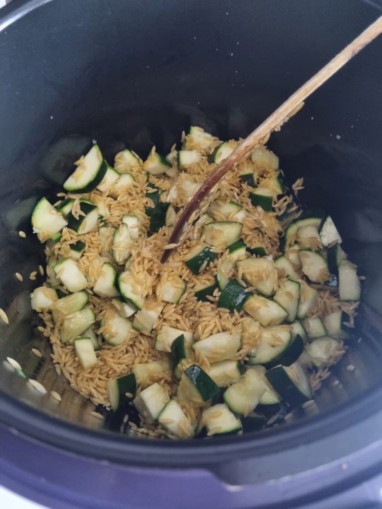Risetti aux courgettes - recette Cookeo