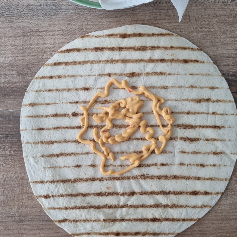 French tacos à la sauce fromagère - recette facile