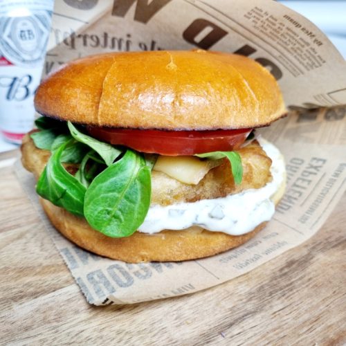 Fish bagel - recette de burger au poisson