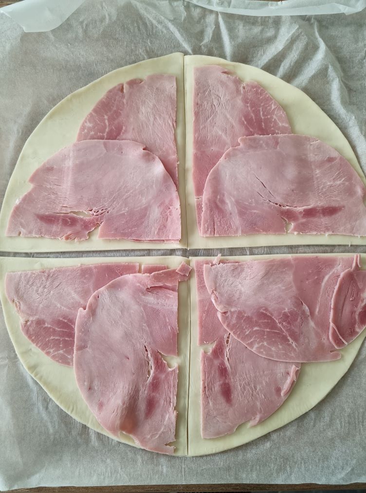 Croissant jambon cheddar - recette facile
