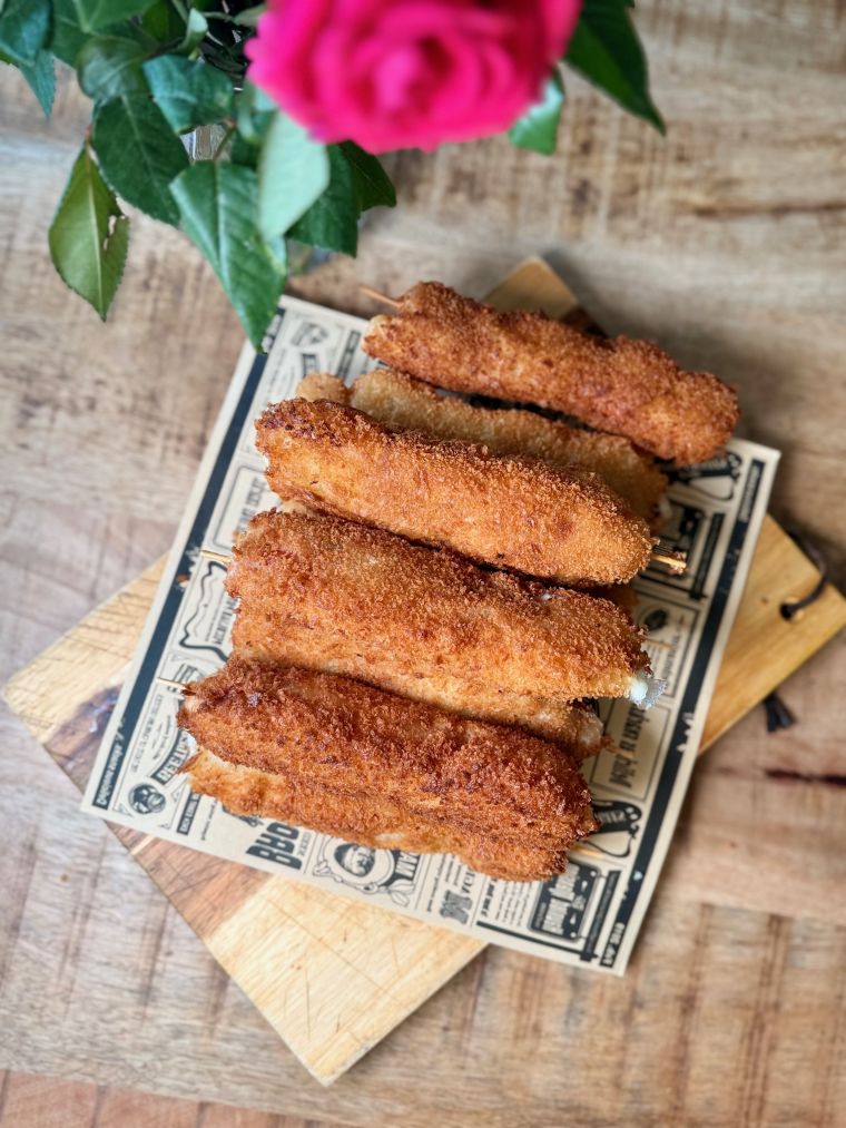 Corn dog mozzarella - recette pour l'apéritif