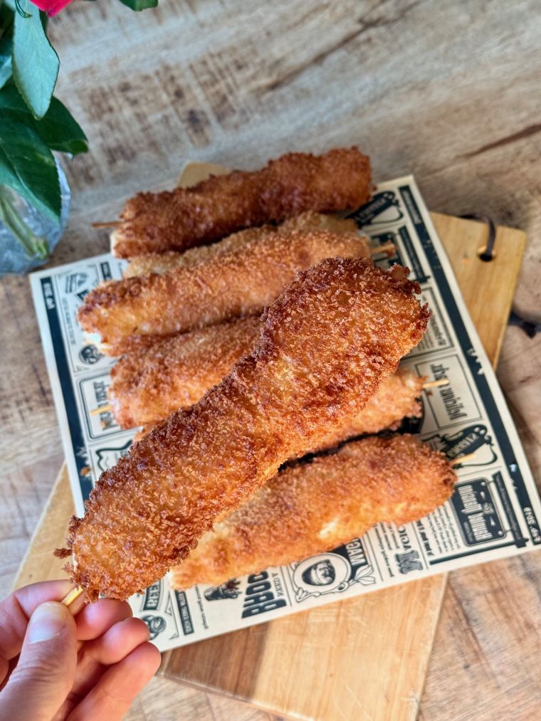 Corn dog mozzarella - recette pour l'apéritif
