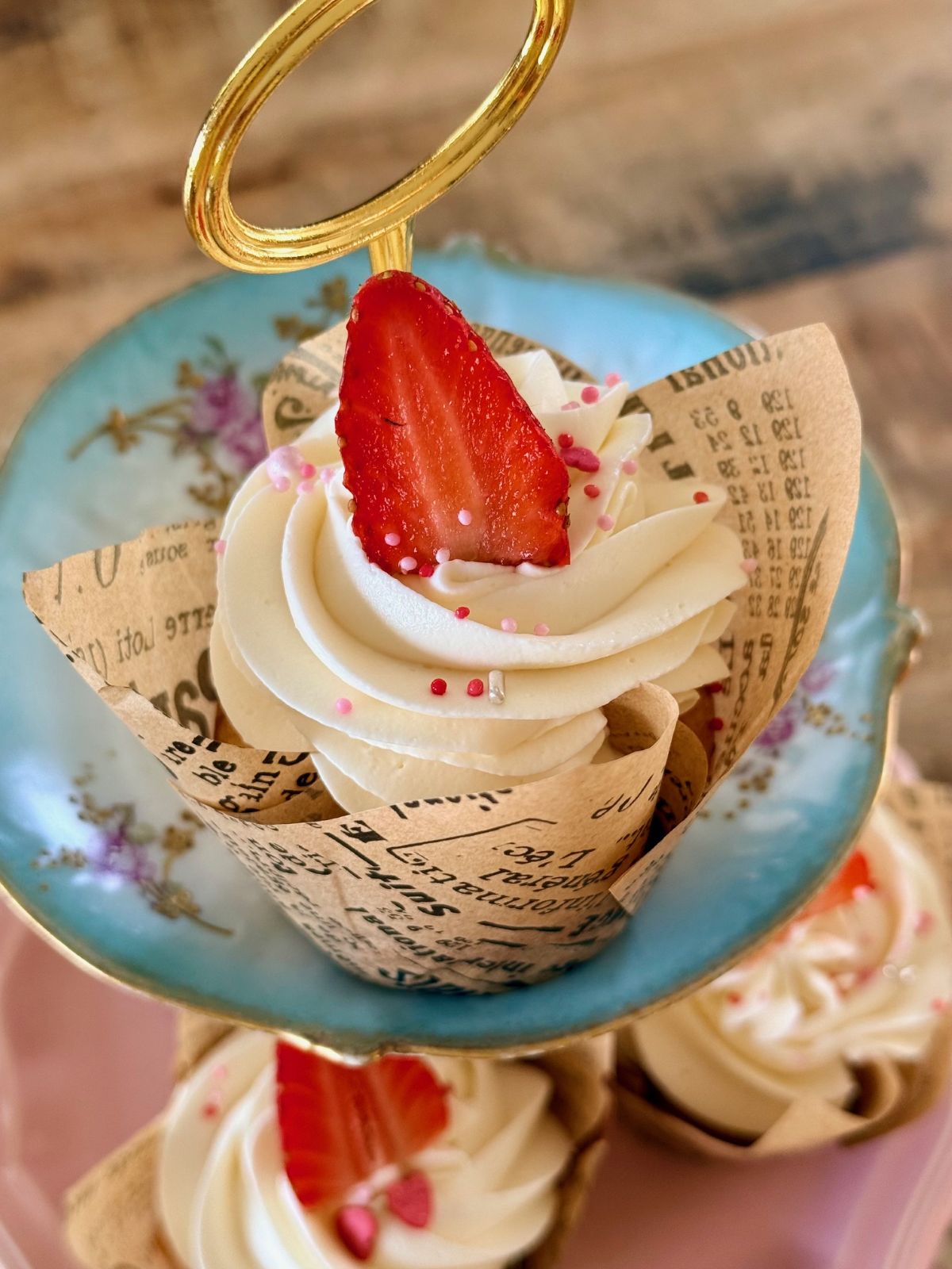 Cupcake à la fraise - recette facile